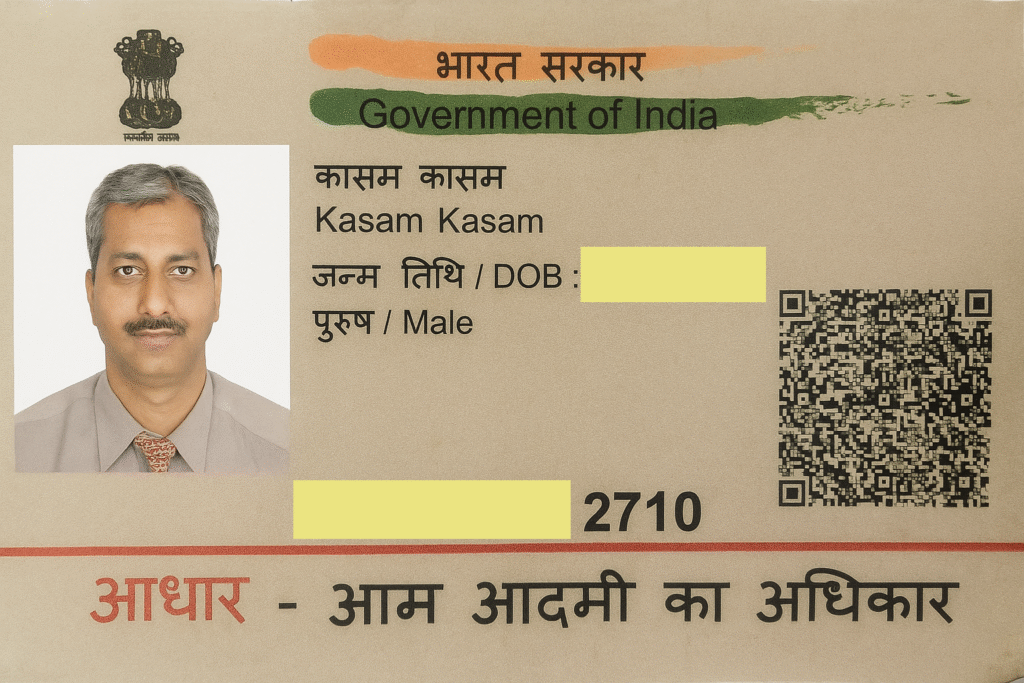 What Is Masked Aadhar Card?