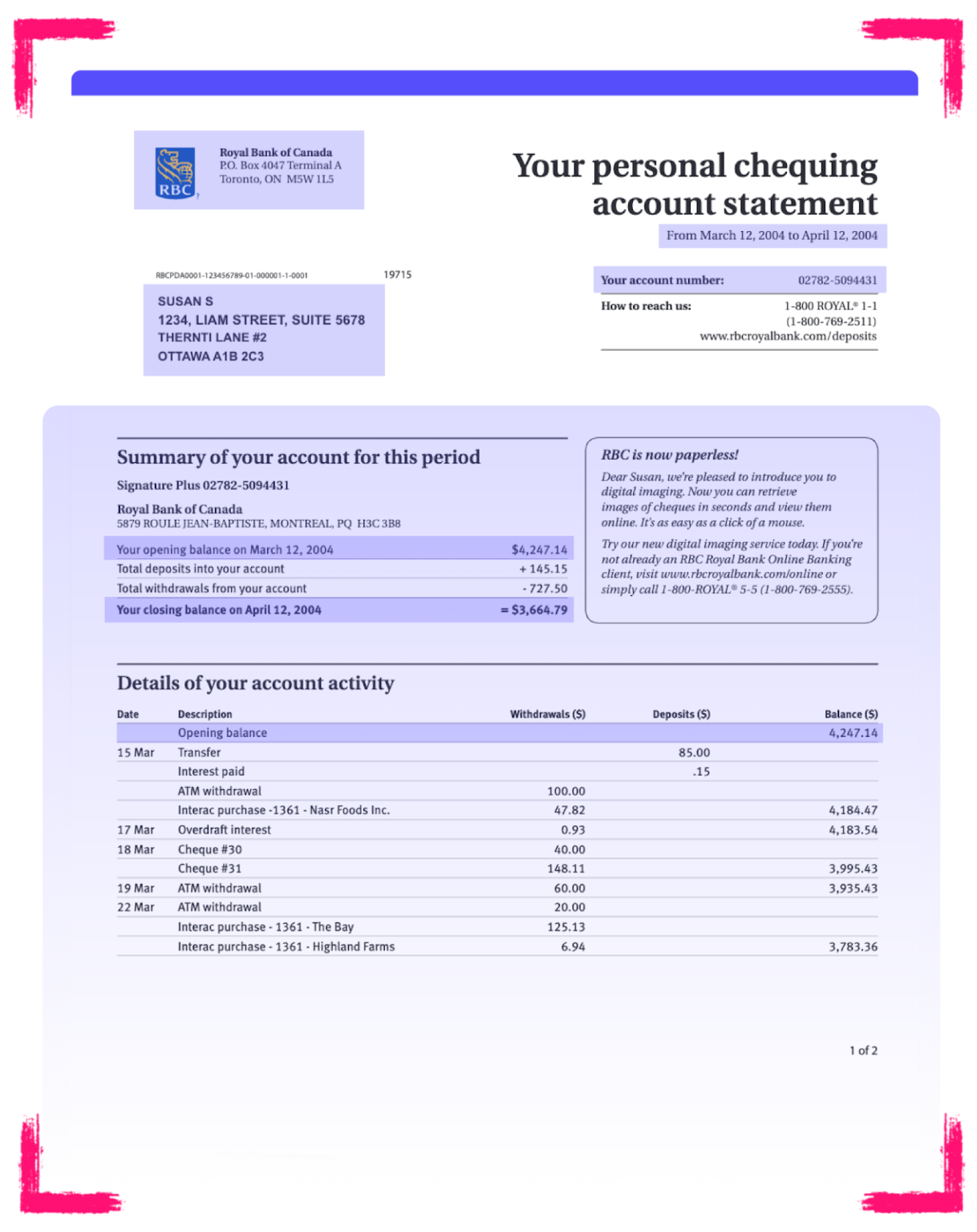 A Detailed Guide to Bank Statement OCR| HyperVerge